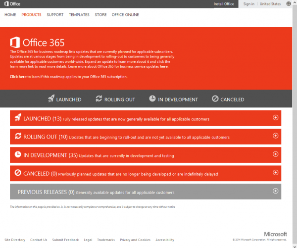 La roadmap di Office 365 diventa pubblica La roadmap di Office 365 diventa pubblica